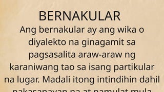 KASAYSAYAN NG WIKANG FILIPINO SA PANAHON NG AMERIKANO | PPTX