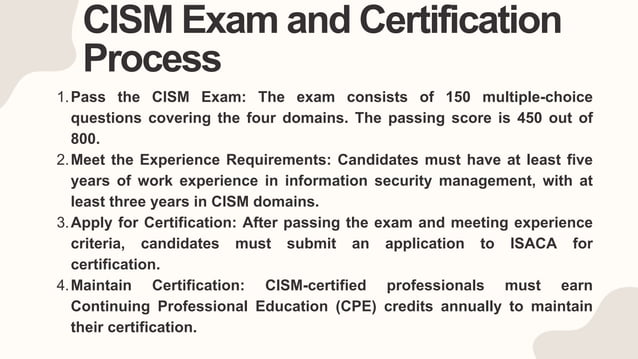 What is CISM ? A Comprehensive Guide | PDF
