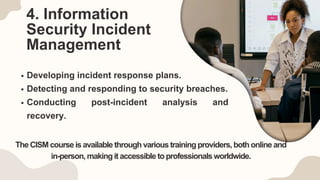 What is CISM ? A Comprehensive Guide | PDF