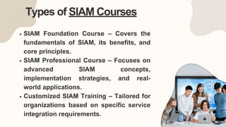What is Service Integration and Management (SIAM)? | PDF