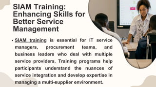What is Service Integration and Management (SIAM)? | PDF