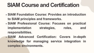 What is SIAM ? A Comprehensive Guide | PPT