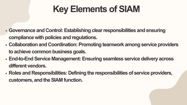 What is SIAM ? A Comprehensive Guide | PDF