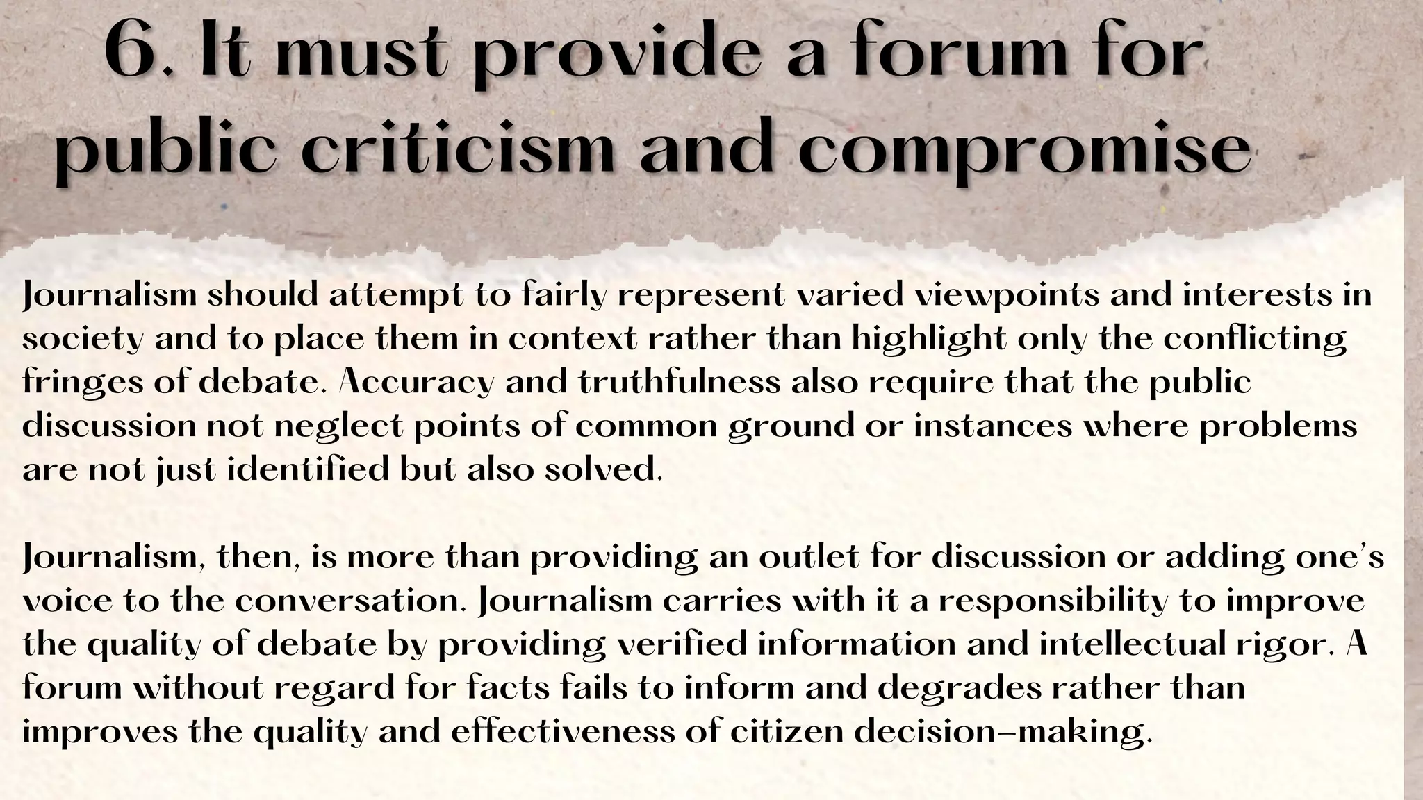 Principles of Journalism | PDF
