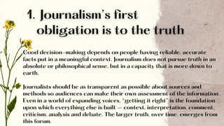 Principles of Journalism | PDF