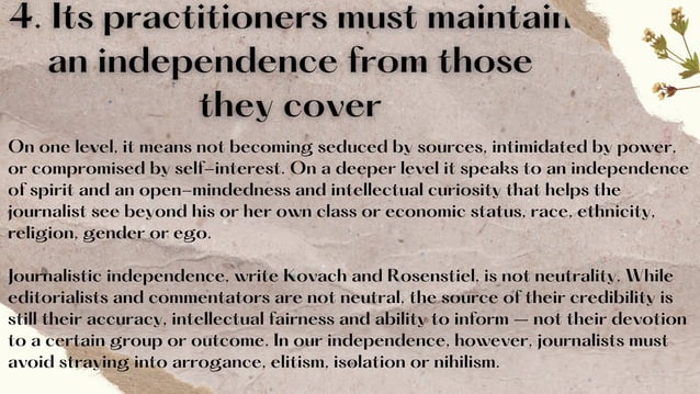 Principles of Journalism | PDF | Media Industry | Industries