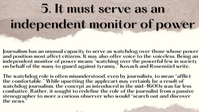 Principles of Journalism | PDF | Media Industry | Industries