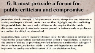 Principles of Journalism | PDF