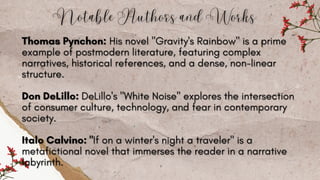 Post Modern Literature | PDF