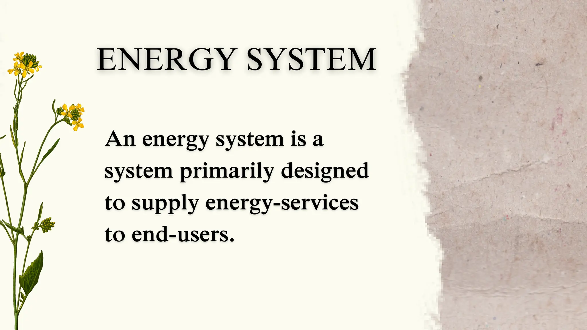 Energy systems | PPT