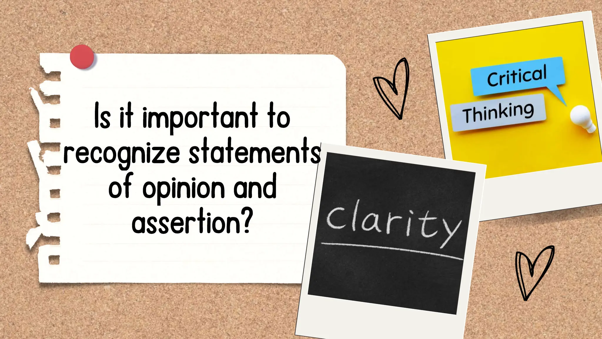 Opinion and Assertion Powerpoint Presentation | PPTX