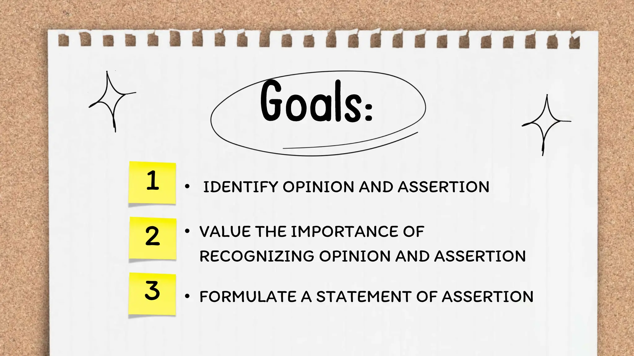 Opinion and Assertion Powerpoint Presentation | PPTX