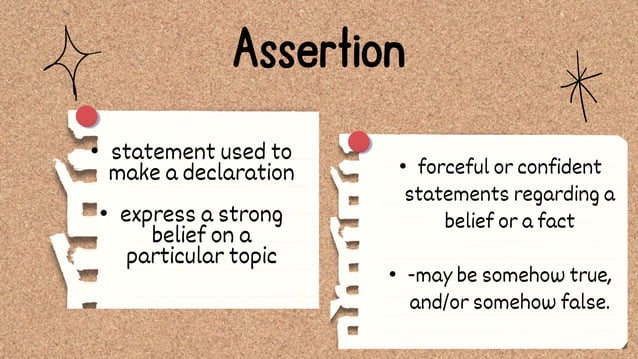 Opinion and Assertion Powerpoint Presentation | PPTX