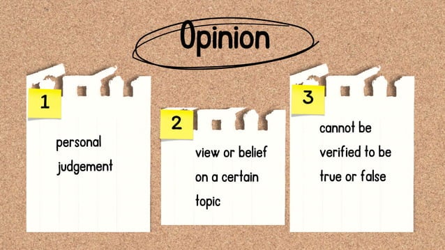 Opinion and Assertion Powerpoint Presentation | PPTX