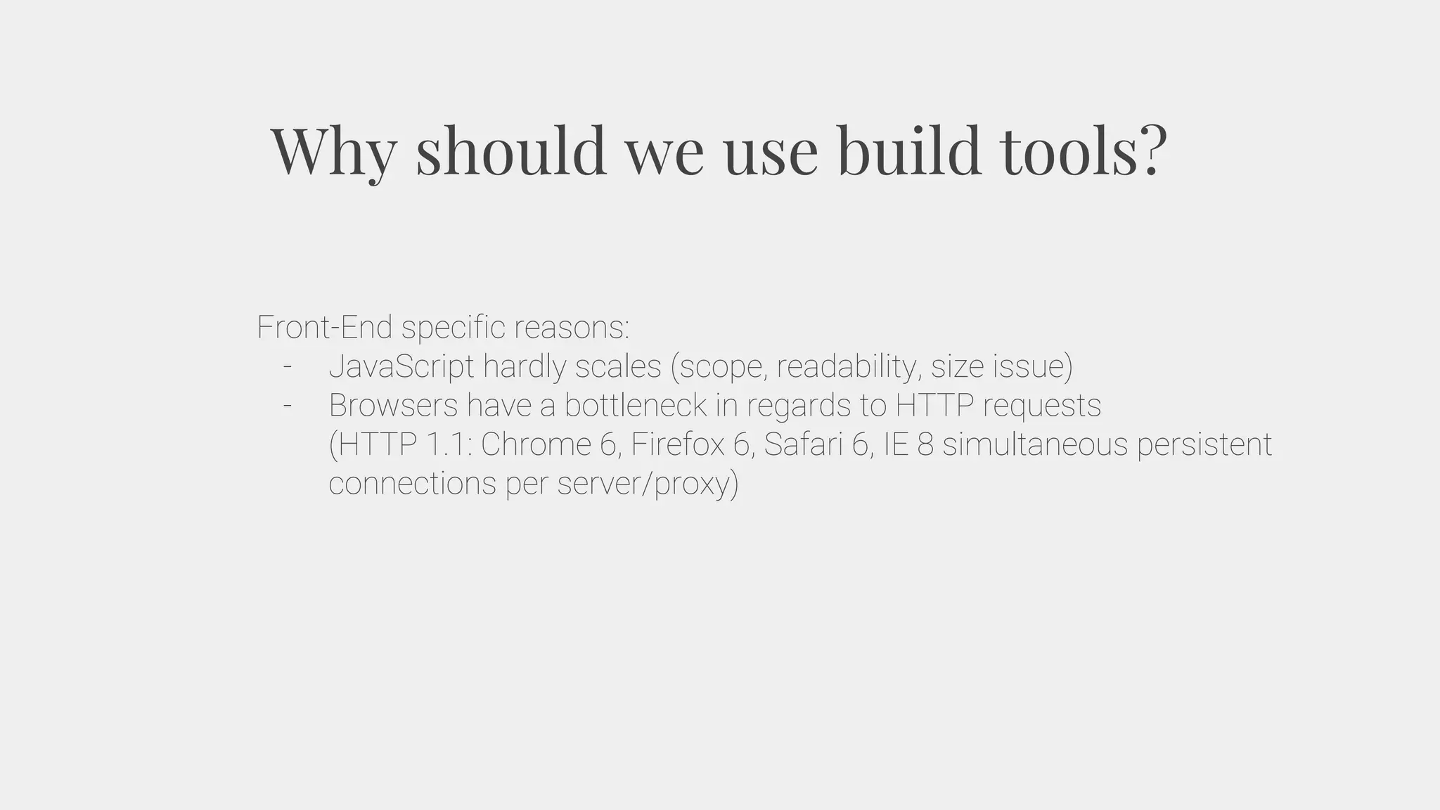 Front-end build tools - Webpack | PDF
