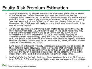 Estimating Cost of Capital in the Current Environment | PPT | Free Download