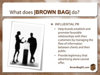 |Brown Bag| Creative | PPTX