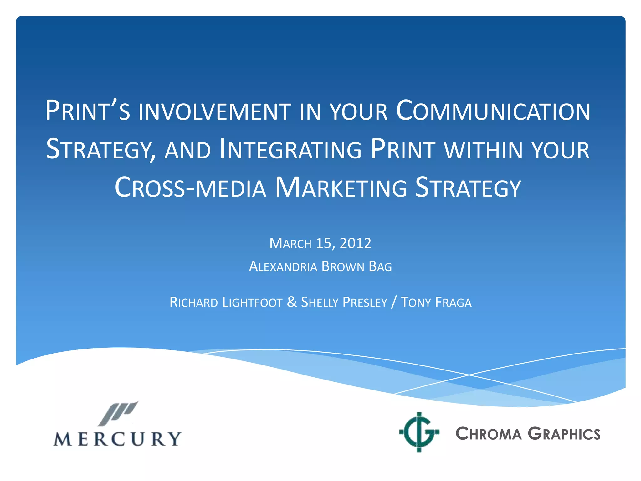 Brown bag meeting | PPT