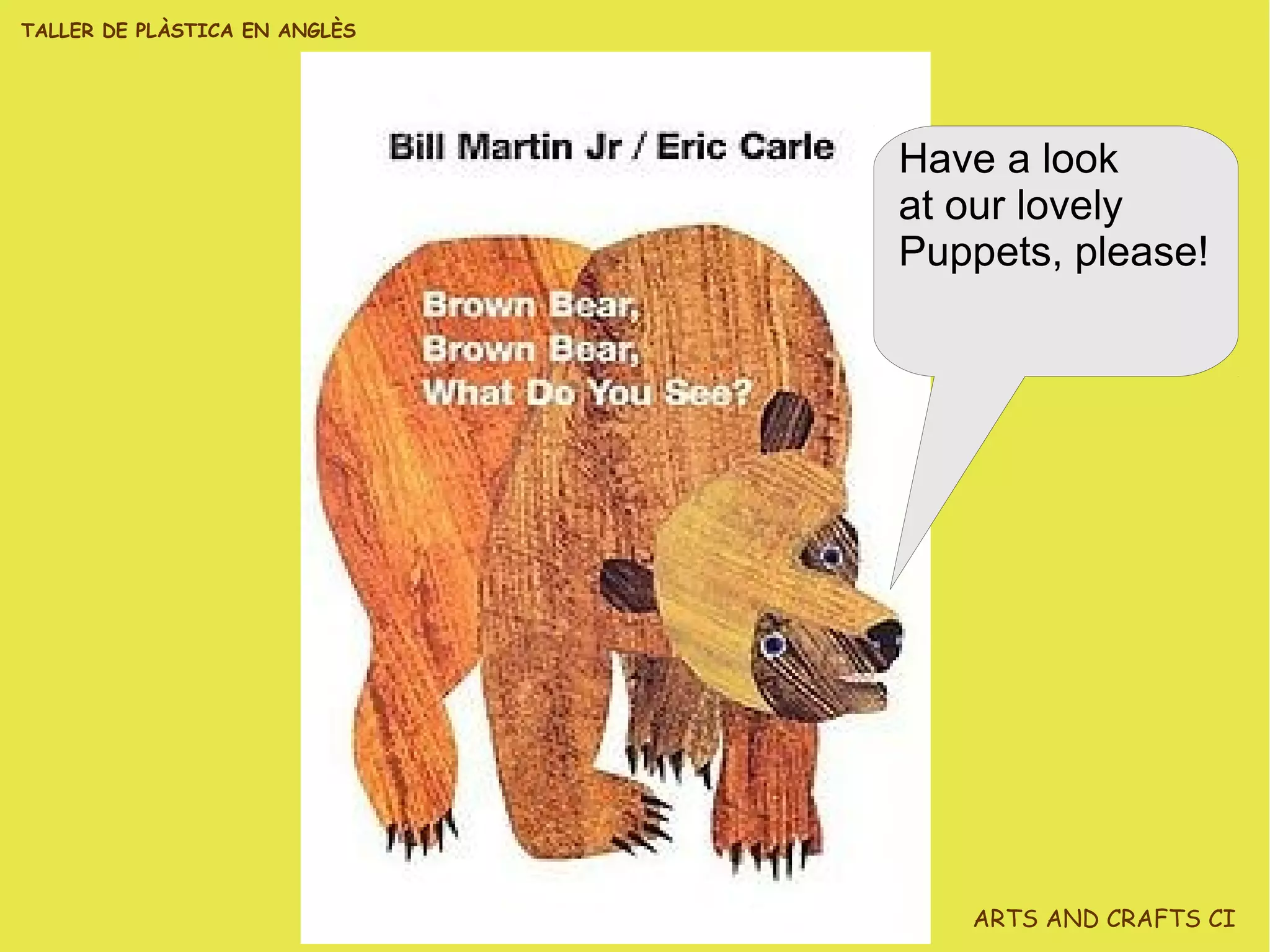 Brown bear puppets pp | PPT
