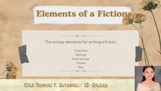 Elements of Fiction | PPTX