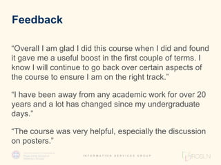 ARLG 2019 Brown & Boyd: Academic study skills for PG Taught studnets | PPT