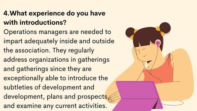 Operation Manager Interview Questions and Answers 2021 | PPT