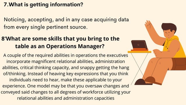 Operation Manager Interview Questions and Answers 2021 | PPT