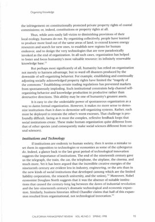 Brown duguid 1998 organizing knowledge | PDF