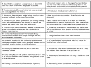 Brownfield + greenfield zones | PPT