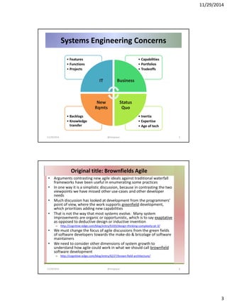 Brownfields agile draft v11 | PDF