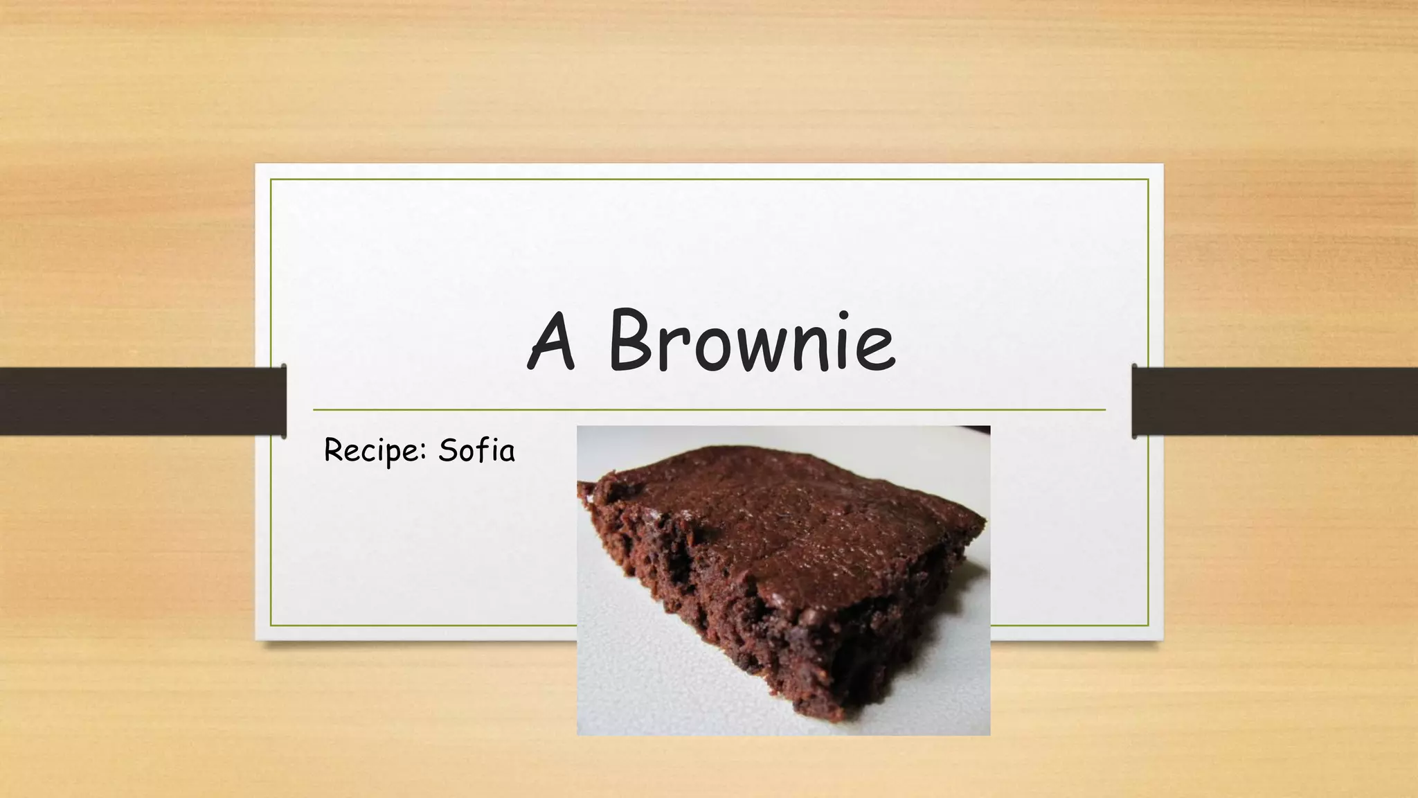 Brownies sofia | PPTX