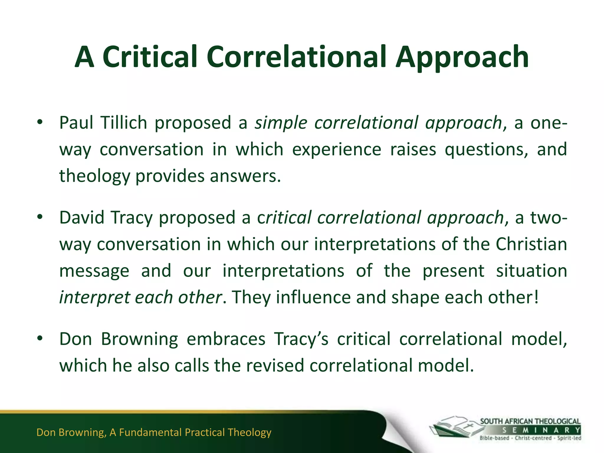Browning's Fundamental Practical Theology | PPTX