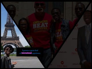 Jedidiah Brown Visual Resume Pdf