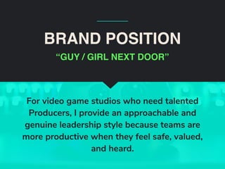 Lauren Michelle Brown Video Game Producer | PPT