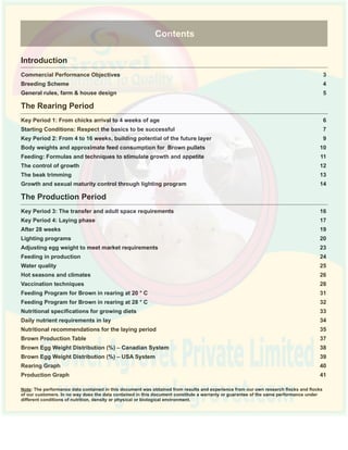 Brown Layer Poultry Farming Guide | PDF