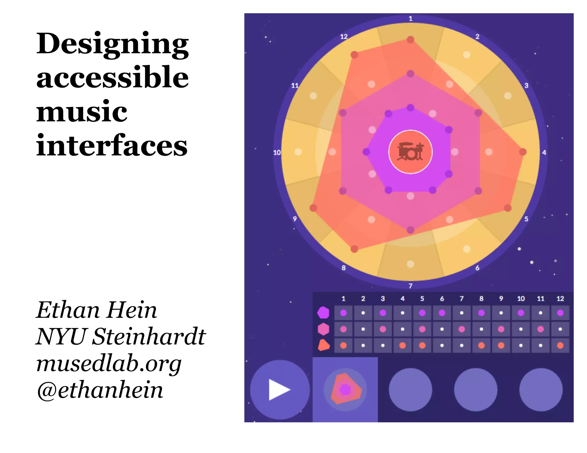 Designing accessible music interfaces | PDF