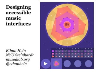 Designing accessible music interfaces | PDF | Digital Audio | Computer ...