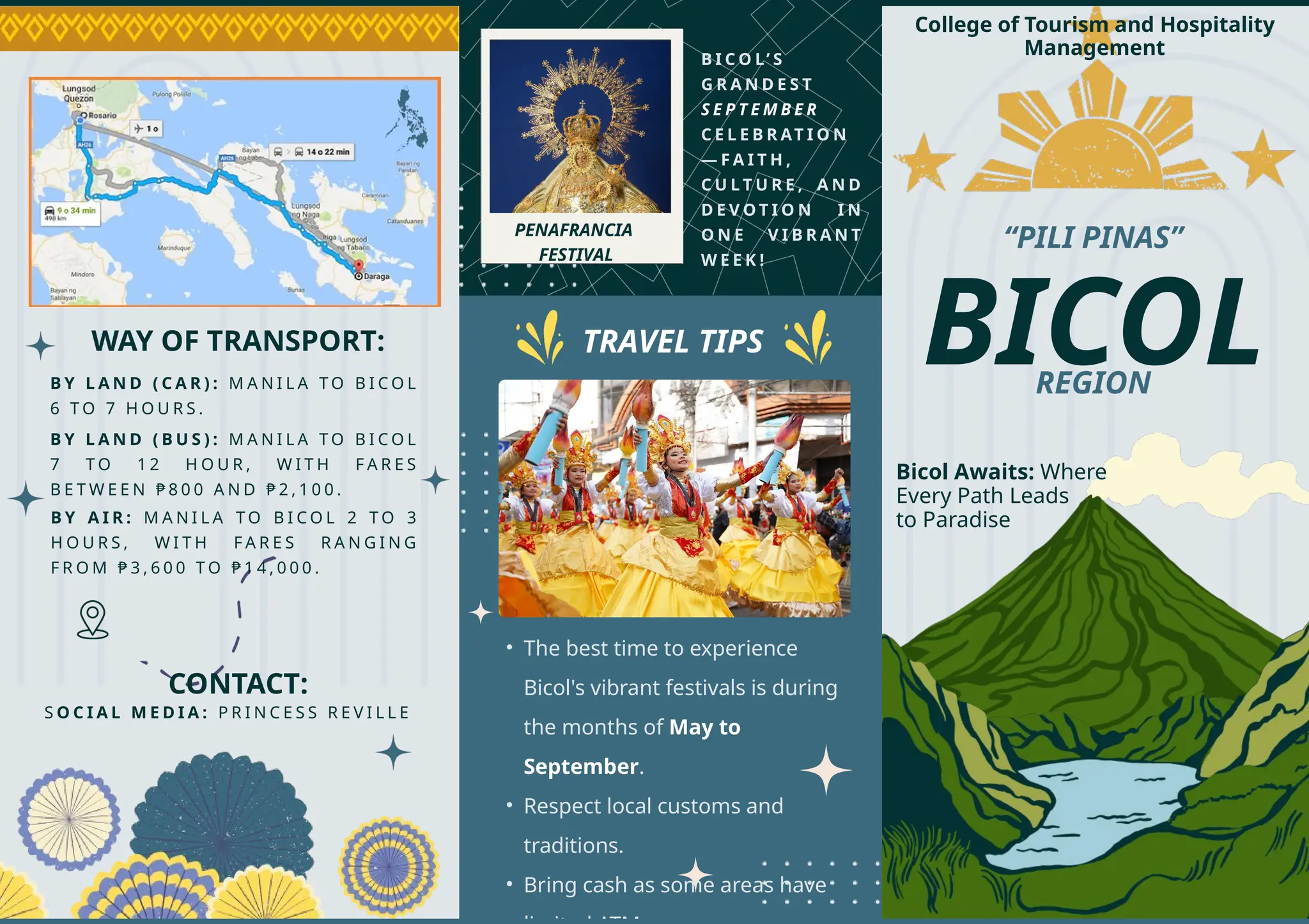 Introducing Bicol REGION, location, travel tips, pptx | PPTX
