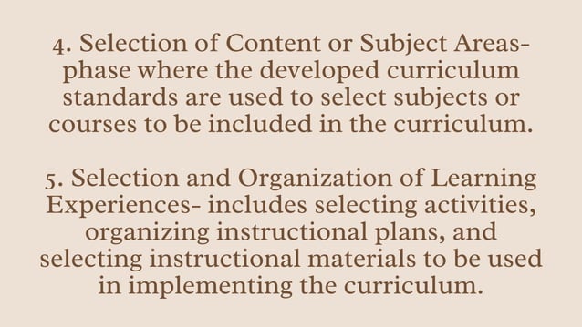 Chapter 4: Curriculum Development in Prof ed 4 | PDF | Educational ...