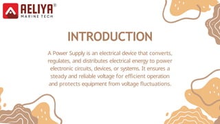 Understanding Power Supplies: Types, Functions, and Applications | PPTX