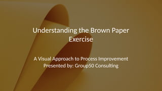 Unlock Process Improvement with the Brown Paper Exercise | PPTX