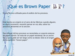 Brown paper process mapping | PPTX