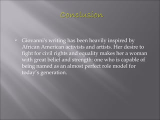 Nikki Giovanni | PPT