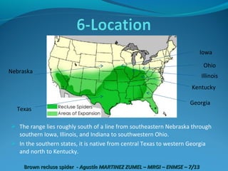 Brown Recluse Spider Map
