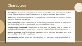 The scarlet letter | PPT
