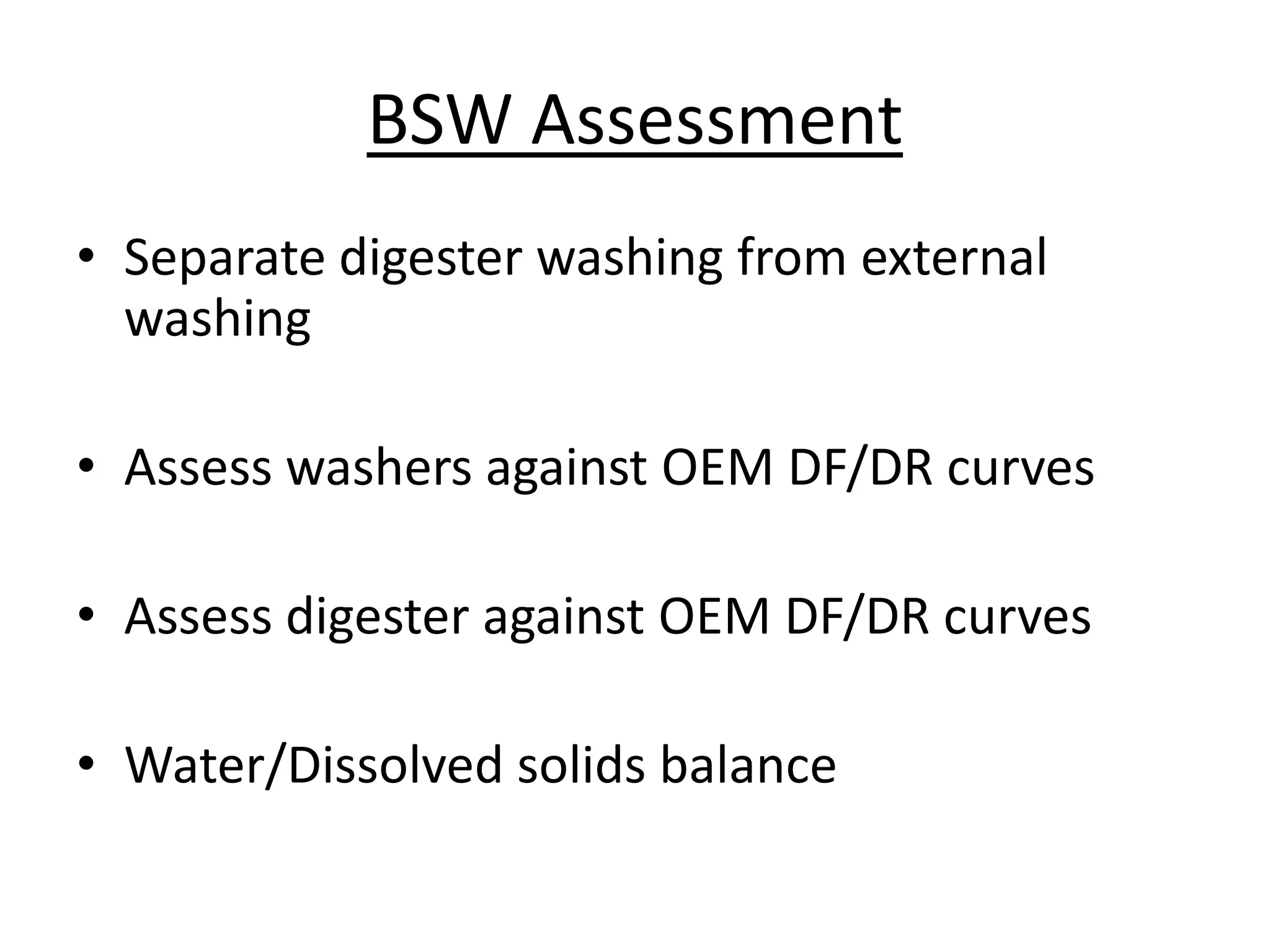 Brownstock Washing | PDF