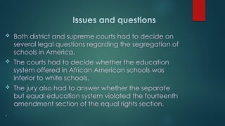 Brown v. Board of Education Case - Assignment Solution | PPTX