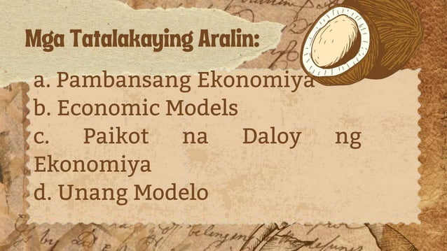 Ang Pambansang Ekonomiya Economic Model | PPTX