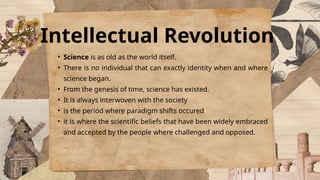 Intellectual Revolution that Define Society | PPTX