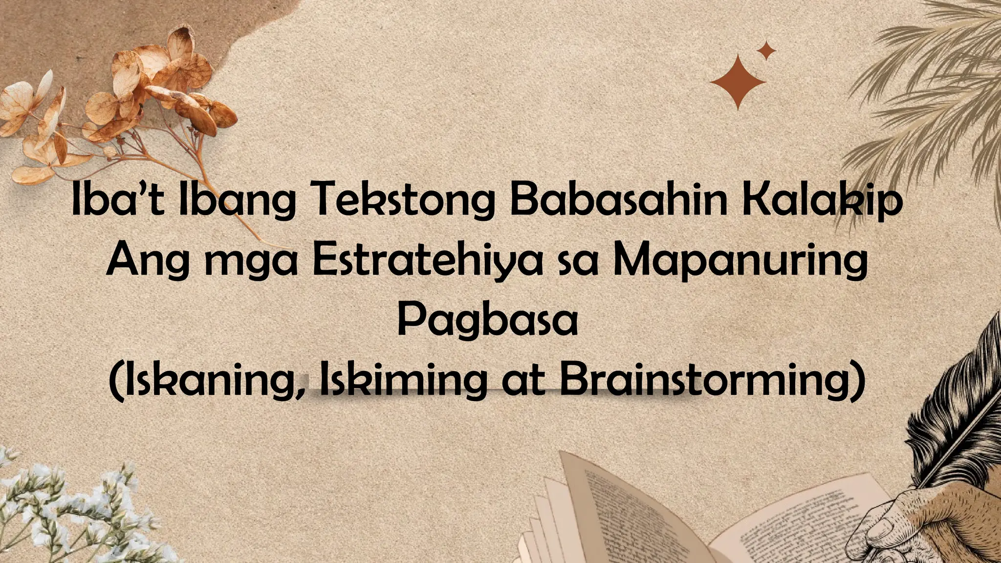 Kahalagahan ng mga Babasahin at Paglalapat ng Mapanuri at Kritikal na ...